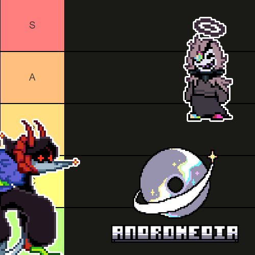 Create a Deltarune: Andromedia Cast Tier List - TierMaker