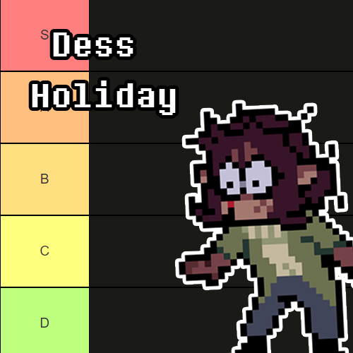 Create a Deltarune: Fanmade Dess Designs Tier List - TierMaker