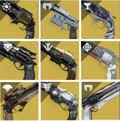 Destiny 2 Exotic Hand Cannons Tier List Community Rankings Tiermaker