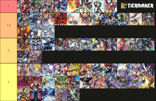 Digimon tcg Tier List (Community Rankings) - TierMaker