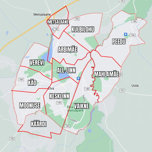 Create a Elva linnaosad Tier List - TierMaker
