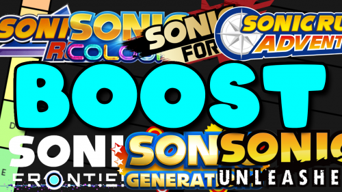 Create a Every Sonic Boost Level Tier List - TierMaker