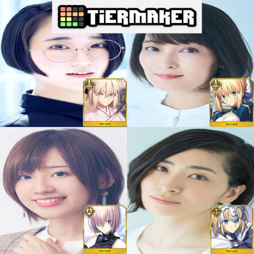 FGO women voice actress Tier List (Community Rankings) - TierMaker