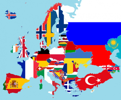 Create a flags of europe (+partially recognised states) Tier List ...