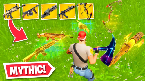 Create a Fortnite Mythic+Exotic Weapons and Items (2017- 2021) Tier ...