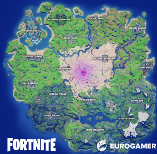 Create a Fortnite Season 5 chapter 2 Locations Tier List - TierMaker