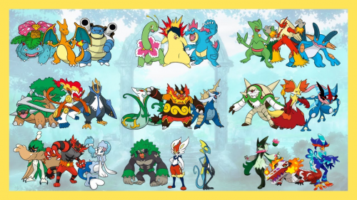 Create A Fully Evolved Starter Pokémon Tier List Tiermaker