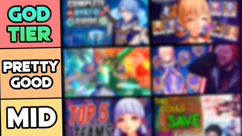 Genshin Impact YouTuber Thumbnails Tier List (Community Rankings ...