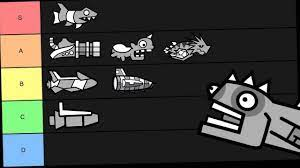 Create a Geometry Dash Ships 2.11 Tier List - TierMaker