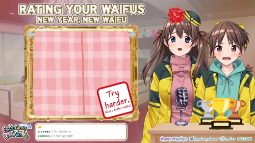 GGN Live!【RATING YOUR WAIFUS】NEW YEAR, NEW WAIFU EDITION! Tier List ...