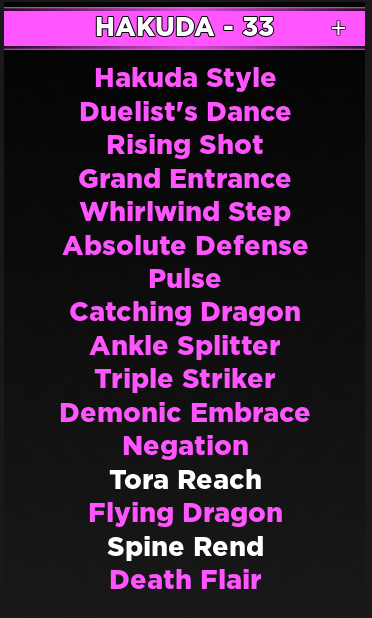 hakuda move Tier List (Community Rankings) - TierMaker