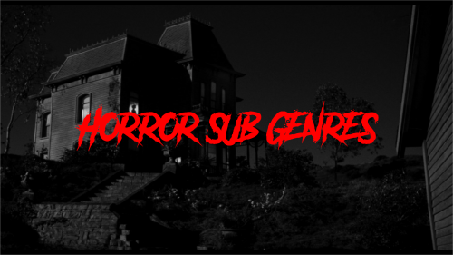 Create a Horror Sub Genres Tier List - TierMaker