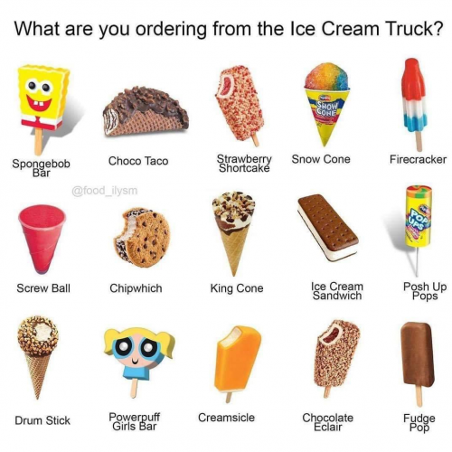 Create a ice cream truck Tier List - TierMaker
