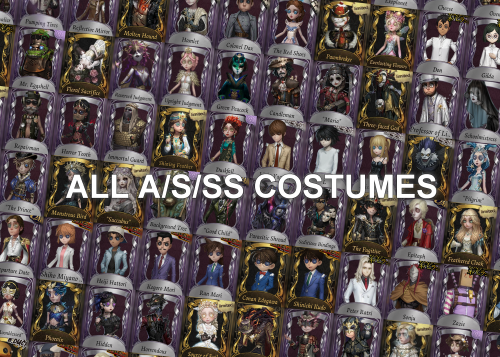Identity V Costumes | All A / S / SS Skins (S38) Tier List (Community ...