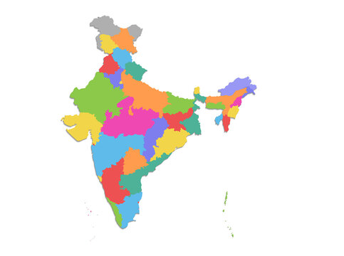Create a Indian State Shapes Tier List - TierMaker