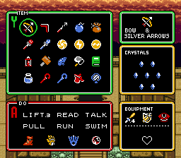 Create a Items in The Legend of Zelda: A Link to the Past Tier List ...