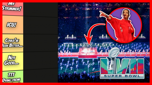 Create a Izzy's Super Bowl Half Time Show Tier List - TierMaker