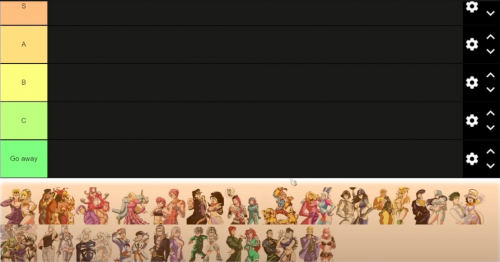 Jojo Waifu Stand Edition Tier List (Community Rankings) - TierMaker