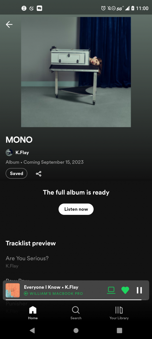 Create a K.flay MONO album Tier List - TierMaker