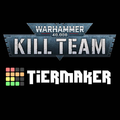 Create a Kill Team creators Tier List - TierMaker