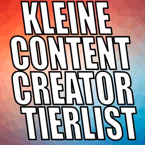 Create a KLEINE CONTENT CREATOR TIERLIST (unter 3K Abos) Tier List ...