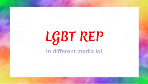 Create a LGBT REP Tier List - TierMaker