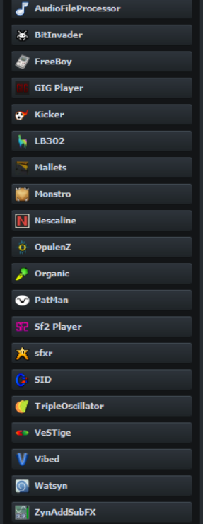 Create a LMMS Plugins List Tier List - TierMaker