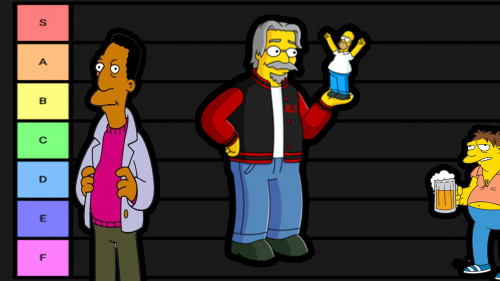 Create a Los Simpsons - Temporada 1 (Personajes) Tier List - TierMaker