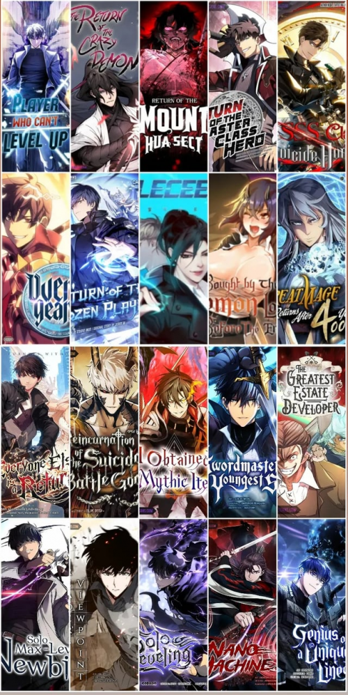 Create a Manhwas Tier List - TierMaker