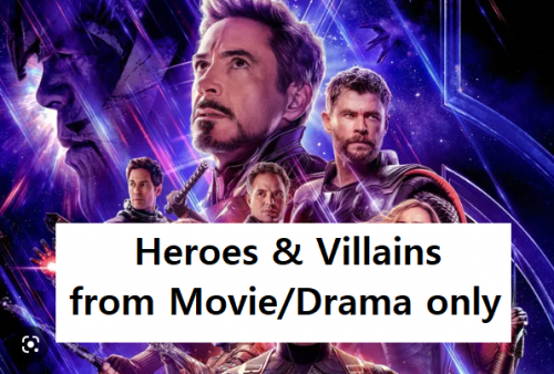 Marvel Heroes & Villains - Movies/Dramas Only Tier List (Community ...