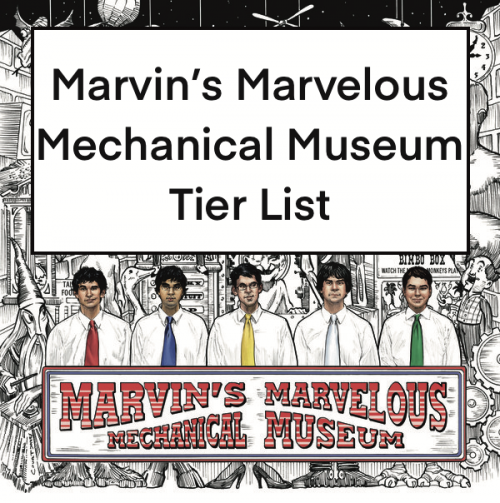 Create a Marvin's Marvelous Mechanical Museum Song Tier List - TierMaker