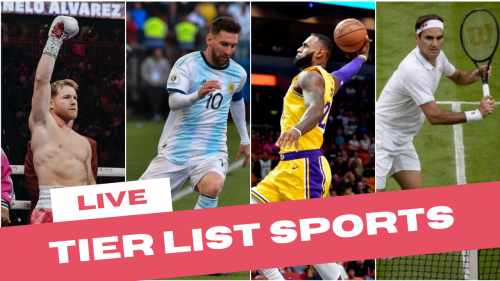 Create a Meilleur sport Tier List - TierMaker