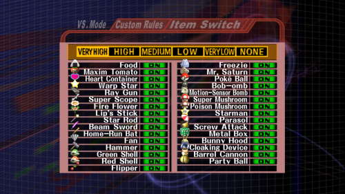 Create a Melee Items Tier List - TierMaker