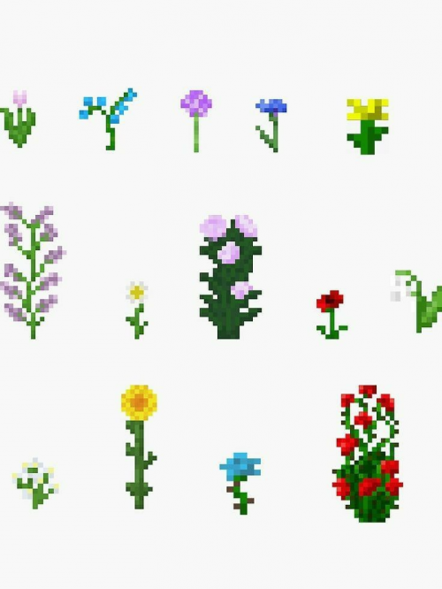 Create A Minecraft Flowers 6 Rows Tier List TierMaker