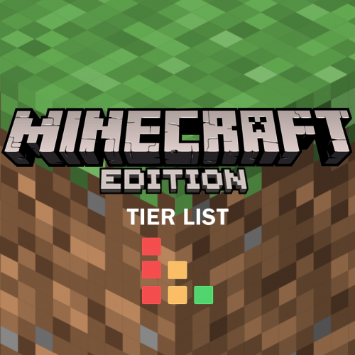Create A Minecraft Version Tierlist Tier List Tiermaker