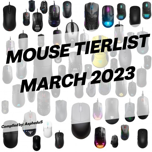 Create a Mouse Tierlist - 2023 Mart Tier List - TierMaker