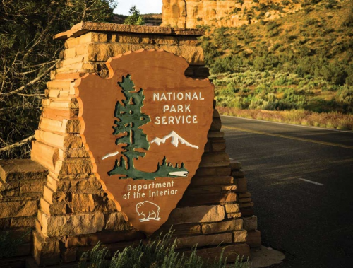 National Parks Welcome Signs