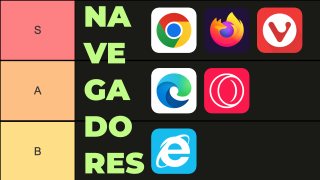 Create a Navegadores Web: Escritorio Tier List - TierMaker