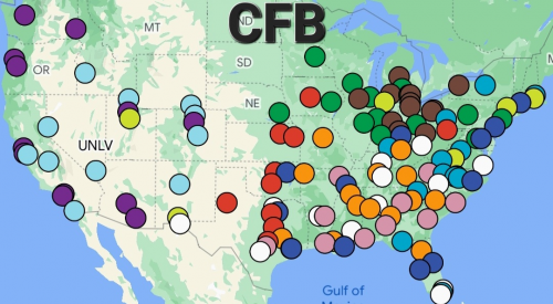 Create a NCAA geographical conference realignment Tier List - TierMaker