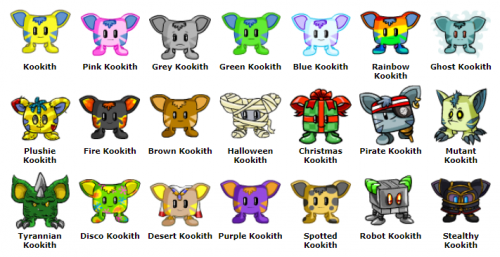 Neopets Kookith Petpet Colors Tier List (Community Rankings) - TierMaker