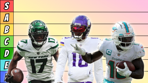 Create a NFL WRs 23-24 Tier List - TierMaker