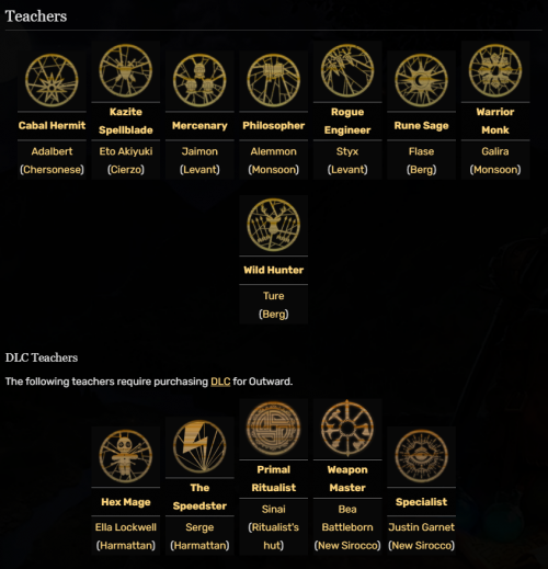 Create a Outward Skill Trees Tier List - TierMaker
