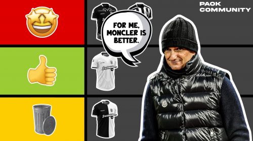 Create a PAOK FC ALL MACRON KITS RATING Tier List - TierMaker