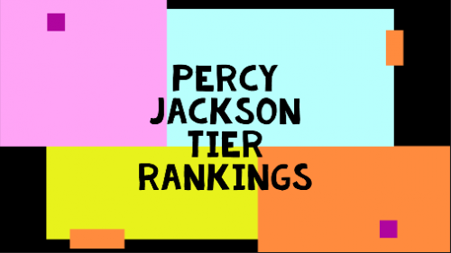 Create A Percy Jackson Heroes Of Olympus Character Rankings Tier List