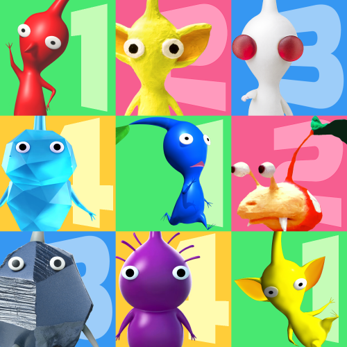 Create a Pikmin Types (1-4, Labeled) Alignment Chart - TierMaker