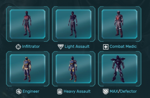 Create a Planetside 2 Classes/empire Tier List - TierMaker