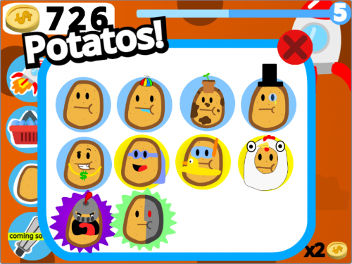 Create a Potato simulator (characters) Tier List - TierMaker