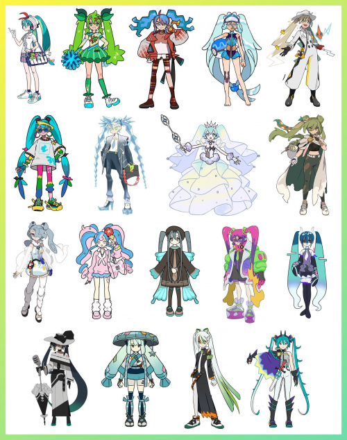 Create a Project Voltage Miku Designs Tier List - TierMaker