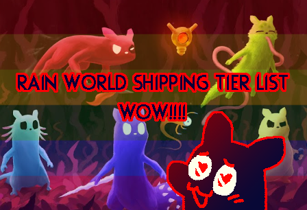 Create a Rain World Ships Tier List - TierMaker