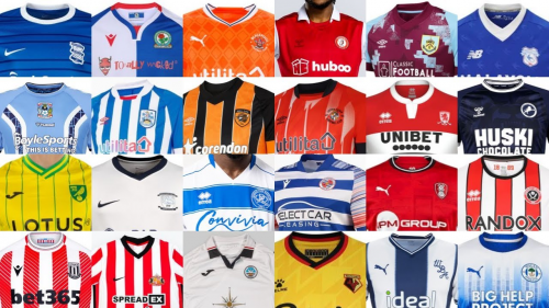 Create a Rank the 23/24 Championship home kits Tier List - TierMaker